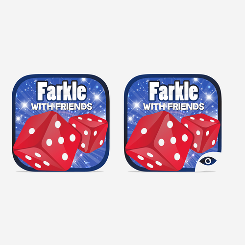 icon for 'Farkle with Friends' multiplayer dice game. | Icon or button ...