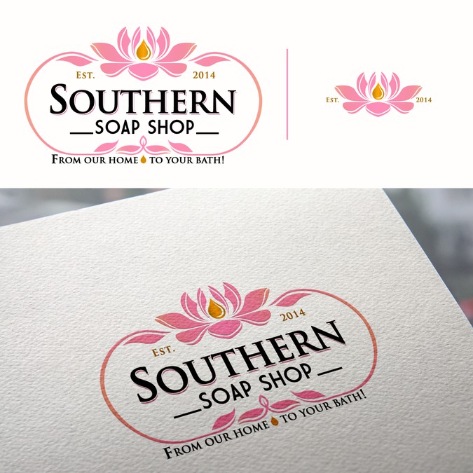Help! Vintage Southern style Logo Needed for Soap Shop | Logo design ...