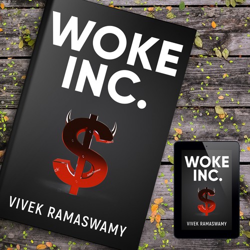 Designs | Woke Inc. Book Cover | Book cover contest
