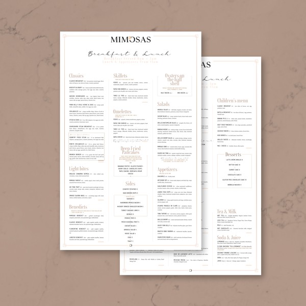 Please redesign my menu board for my new restaurant | Menu contest ...