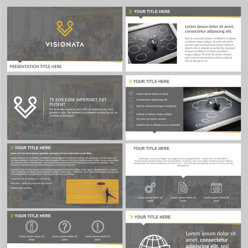 Who can design a modern catchy and interesting PPT template ...