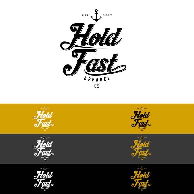 Create the logo for Hold Fast Apparel Co. | Logo design contest