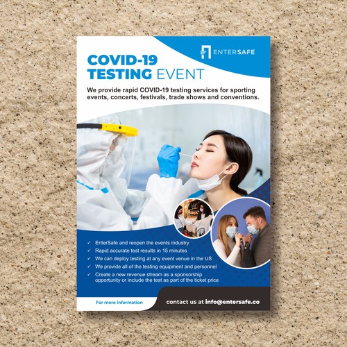Designs | COVID-19 Testing Event Flier | Postcard, flyer or print contest