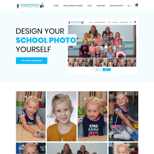 Designs | Webshop Redesign for a photographer platform | Web page ...