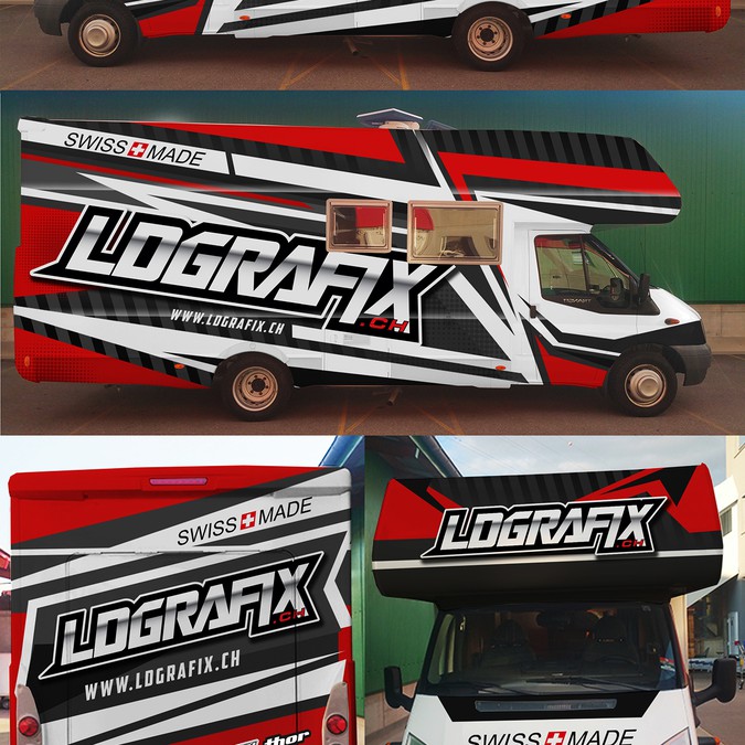 MX Racing Style motorhome Wrapping | concurso Rotulación de auto ...