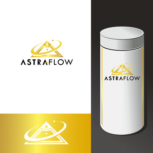 Designs | AstraFlow - Need a clean premium supplement brand logo | Logo ...