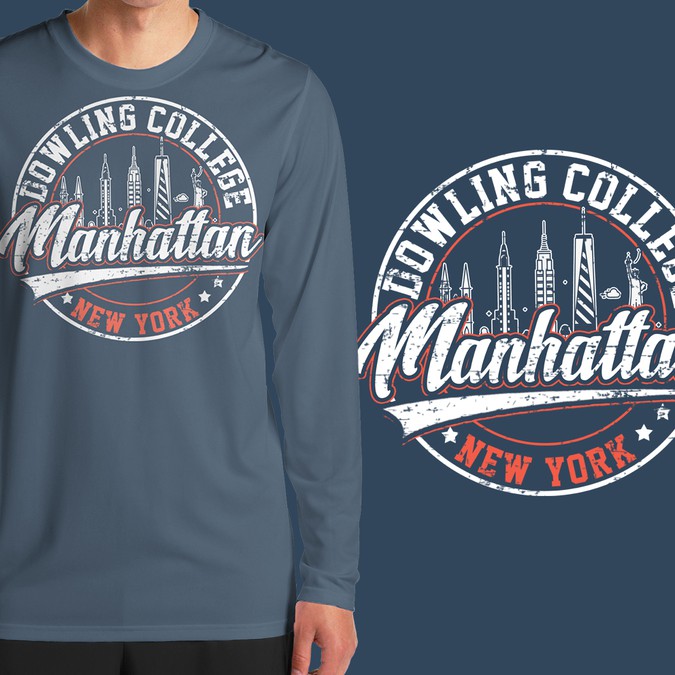 Dowling College Manhattan Sweatshirt/Shirt Design | Clothing or apparel ...