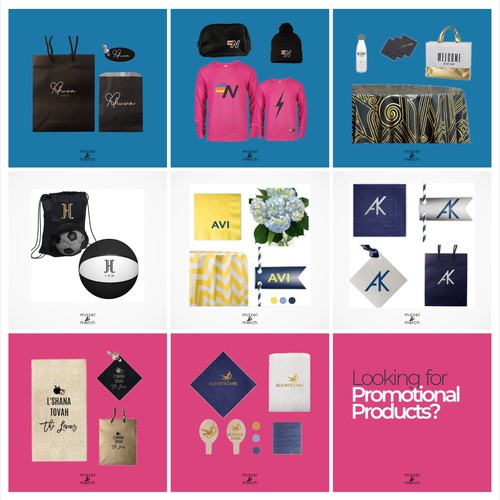 Designs | Instagram feed mood board for custom merch business | Social ...