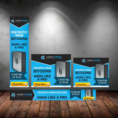 Banner Ads for Bitcoin Mining Company | Banner ad contest
