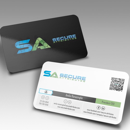 Modern Professional Cybersecurity Business Card | Business card contest