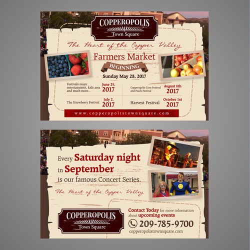 Market in the Square | Postcard, flyer or print contest