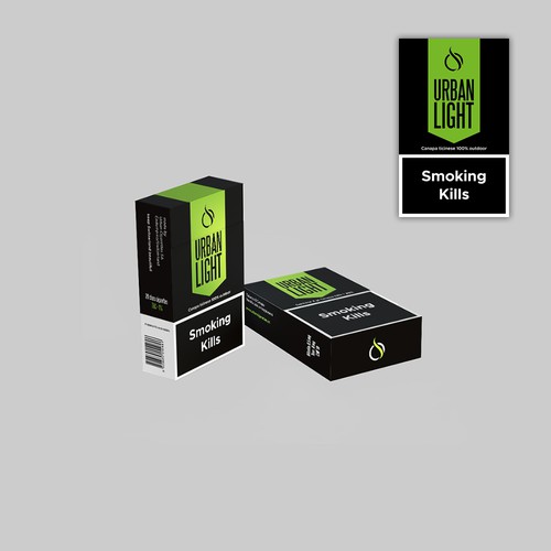 Cannabis - Cigarette Box for cigarettes with mix Tobacco/CBD Hemp ...