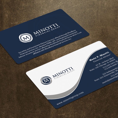 Create a business card for a wealth management group | Business card ...