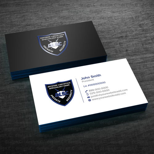 Business Cards for a security guard company | Business card contest