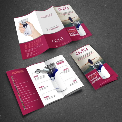 Create a flyer brochure to be distributed at a medical device trade ...