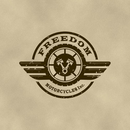 be the one who designs the next big brand Freedom Motorcycles | Logo ...