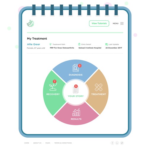 Design a Modern, Engaging "Patient Passport" for our Clinical Software ...