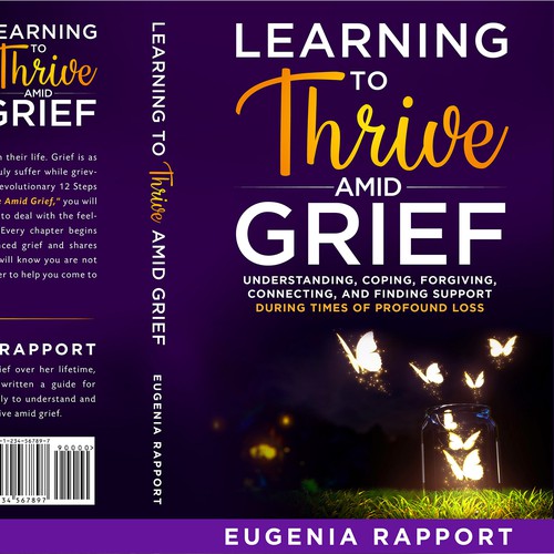Designs | Contest for Thriving Amid Grief book | Book cover contest