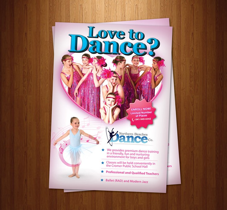 New Dance studio Requires attractive flyer | Banner ad contest