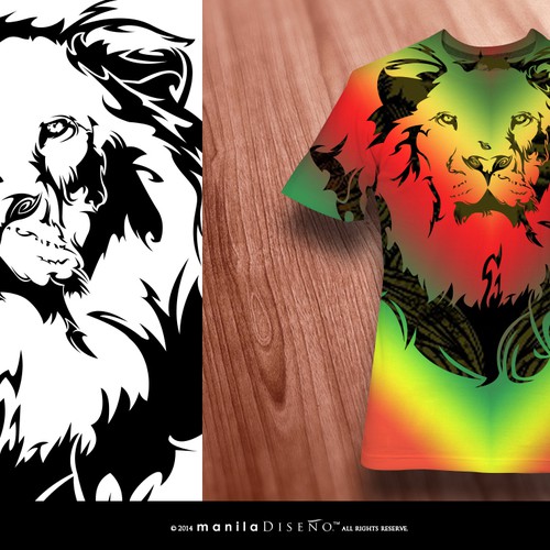 Create a Rasta / Reggae design for a MENS TSHIRT | T-shirt contest
