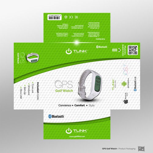 Designs | Create modern product packaging for GPS Golf Watch | Product ...