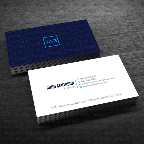 TAB Business Card | Business card contest