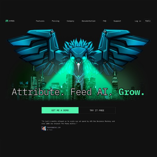 Designs | Mecha Raven GIANT Crazy Website Illustration (+Winner Gets ...