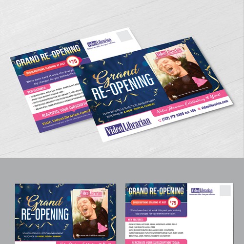 Designs | Eye-catching Postcard design to be mailed to librarians ...