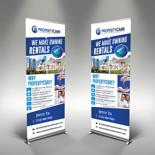 Propertycare retractable banner | Signage contest