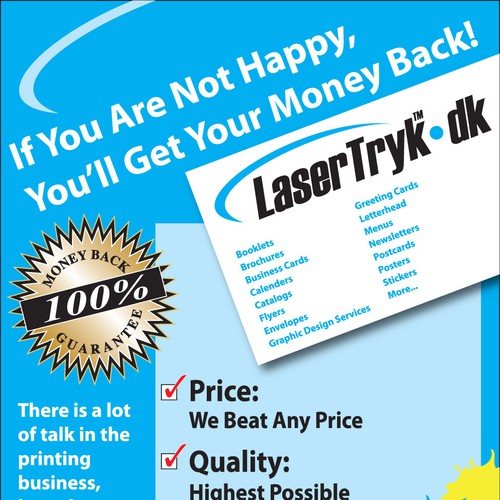 Printing Company looking for simple one-page ad | Print or packaging ...