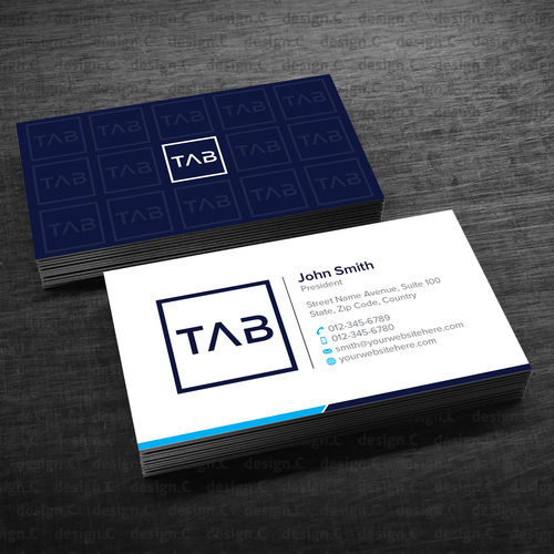 TAB Business Card | Business card contest