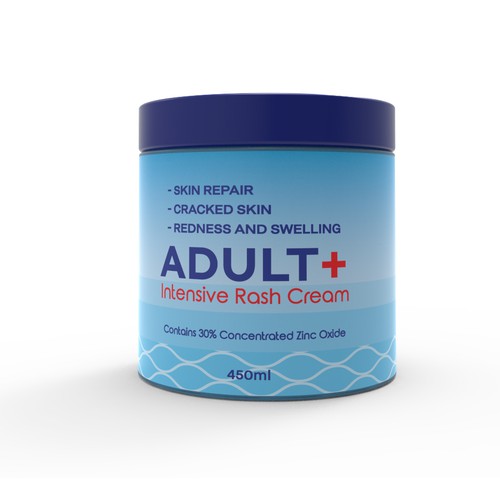 Design an authoritative label for a adult cream! | concurso Embalagem