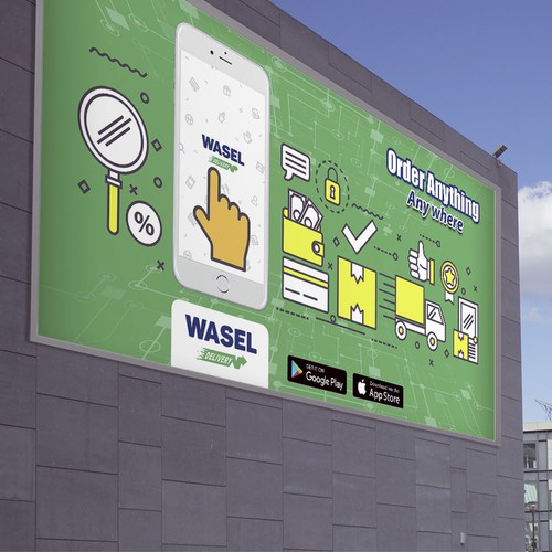 Delivery Based App - Design a Unique Billboard | Signage contest