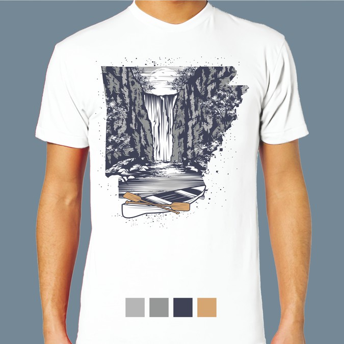 Waterfalls of Arkansas | T-shirt contest
