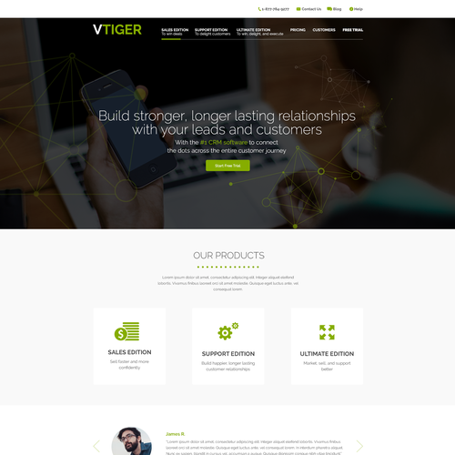 Design us a captivating new website! | Web page design contest