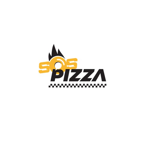 Design a loud new york style pizza van logo based on emergency bold ...