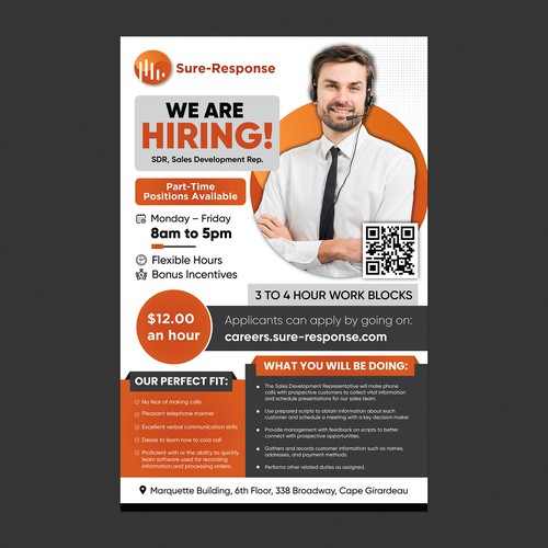 Designs | We need a professional looking 11x17 poster to recruit ...