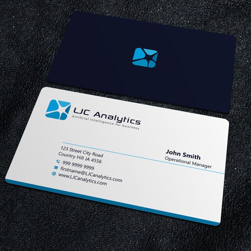 Artificial Intelligence business card | Business card contest