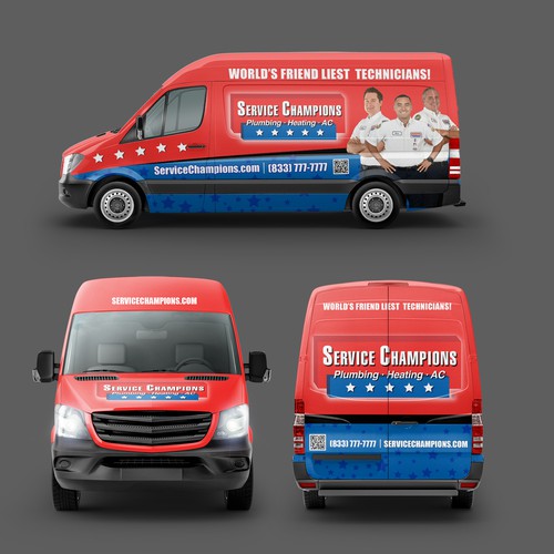 Designs | Van Wrap For Service Company | Car, truck or van wrap contest