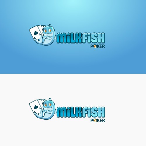 Fresh new logo for MilkFish Poker | Logo design contest