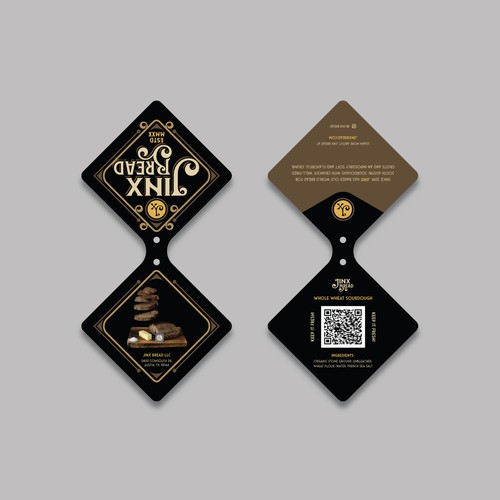 Designs | Folded Hangtag for Artisan Bread Company in Austin | Product ...