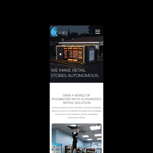 Designs | AiFi Website Redesign - Design/Layout Only (No Coding) | Web ...