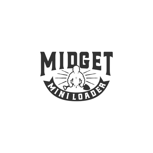 Hercules Midget Mini Loader logo needs to be buff | Logo design contest