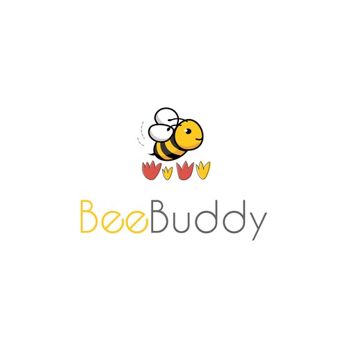 Save the bees! - Logo for a bee protection app “BeeBuddy”. | Logo ...
