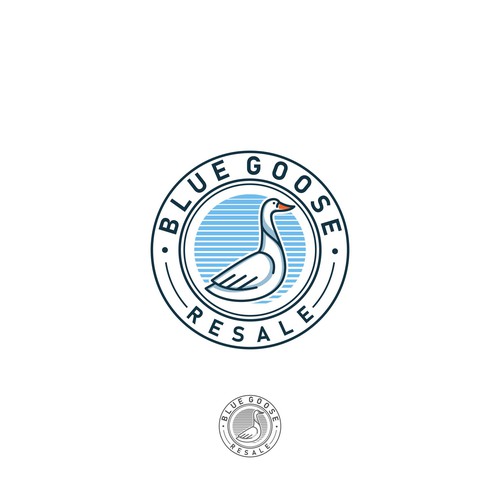Designs | Create a Vintage-Modern Logo for Blue Goose Resale | Logo ...