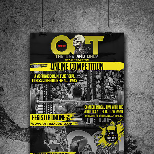 Online CrossFit Event Poster | Postcard, flyer or print contest