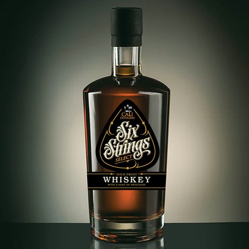 Designs | Steel String Signature Whiskey | Product label contest