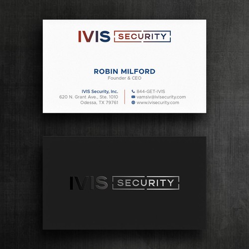 Designs | Business Card for Modern Security Company | Business card contest