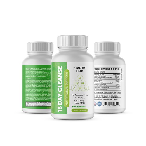 Designs | Design Supplement Label for Diet and Nutrition Brand ...