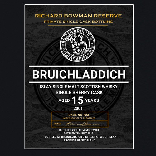 Luxury Whiskey Label Design | Product label contest